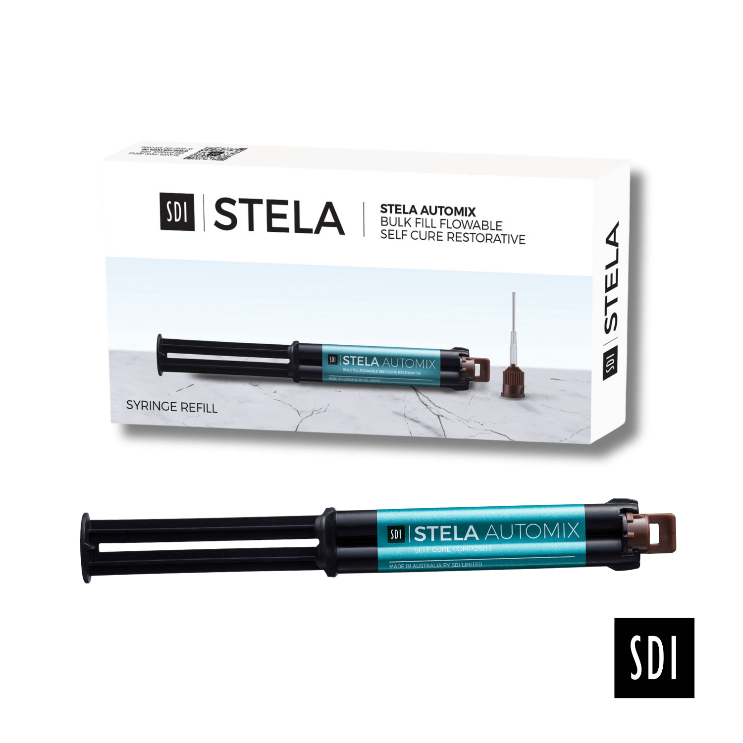 Resina Composta Stela Automix Refil 8G - SDI - Dental Paiva