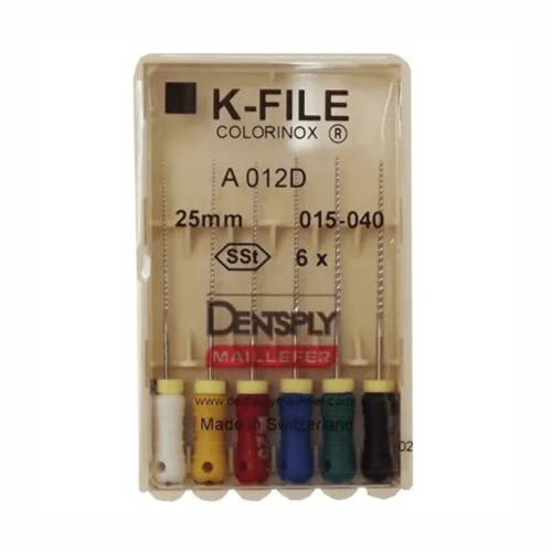 Lima Manual K COLORINOX - Maillefer - Dental Paiva