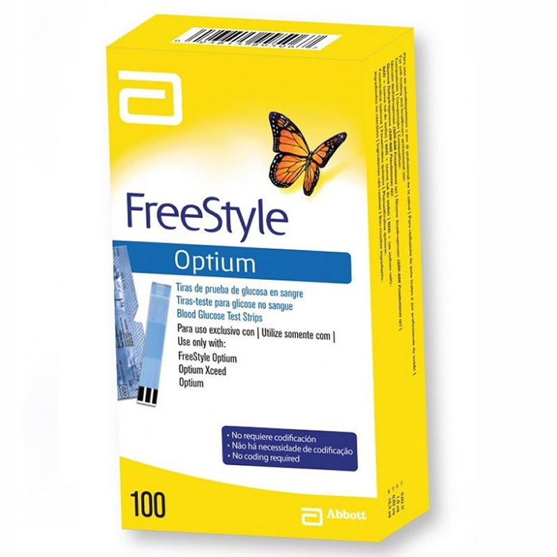Comprar Optium Neo Freestyle Tiras c/ 100 para uso ( optium xceed ...