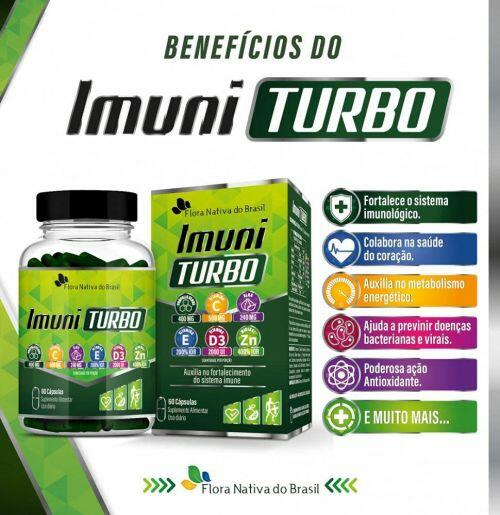 Comprar Imuni Turbo 800mg 60 cápsulas - Flora nativa - a partir de R$48,07