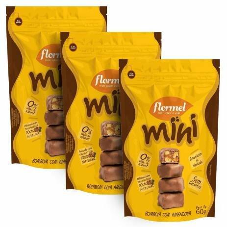 Comprar Mini Bombom Flormel 60g (Amendoim, coco e banana) - a partir de ...