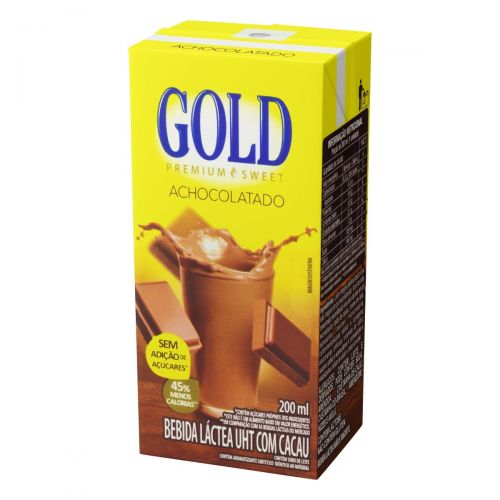 Comprar Achocolatado Gold 200ml - a partir de R$3,75 ...