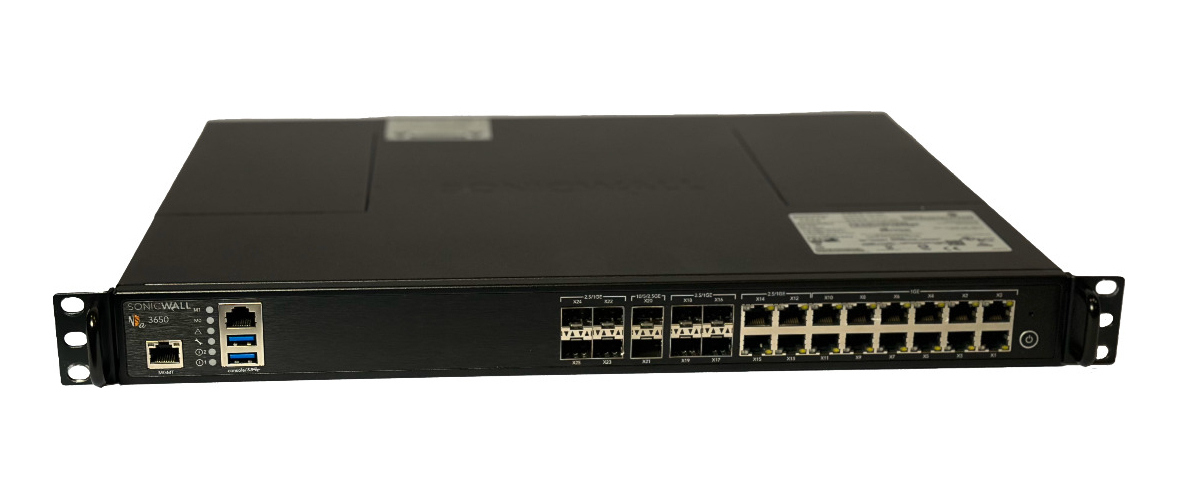 SonicWall NSA 3650 Network Security Firewall Appliance