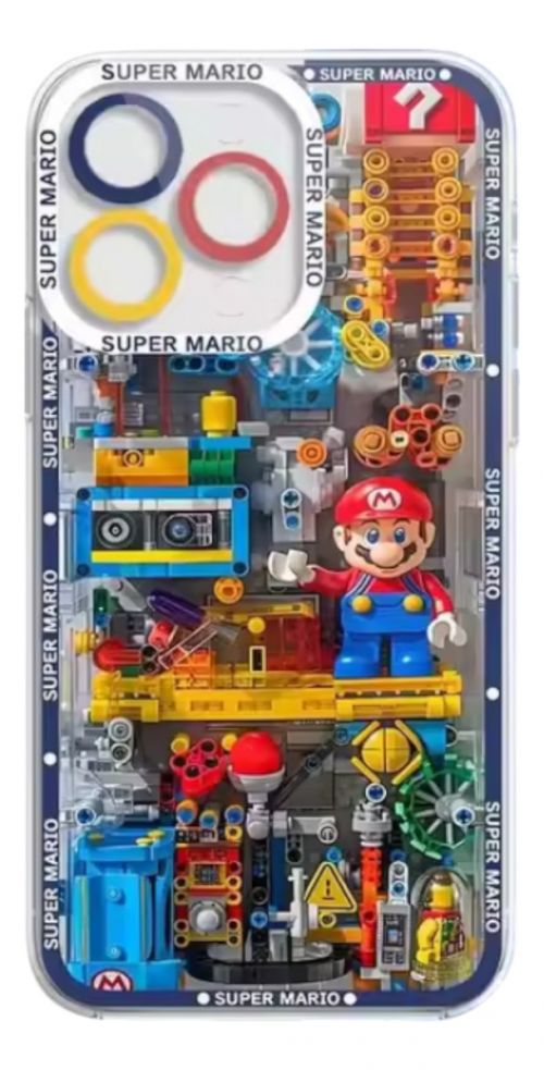 Comprar Capa iPhone 16 Pro Silicone Transparente Super Mario Bros ...