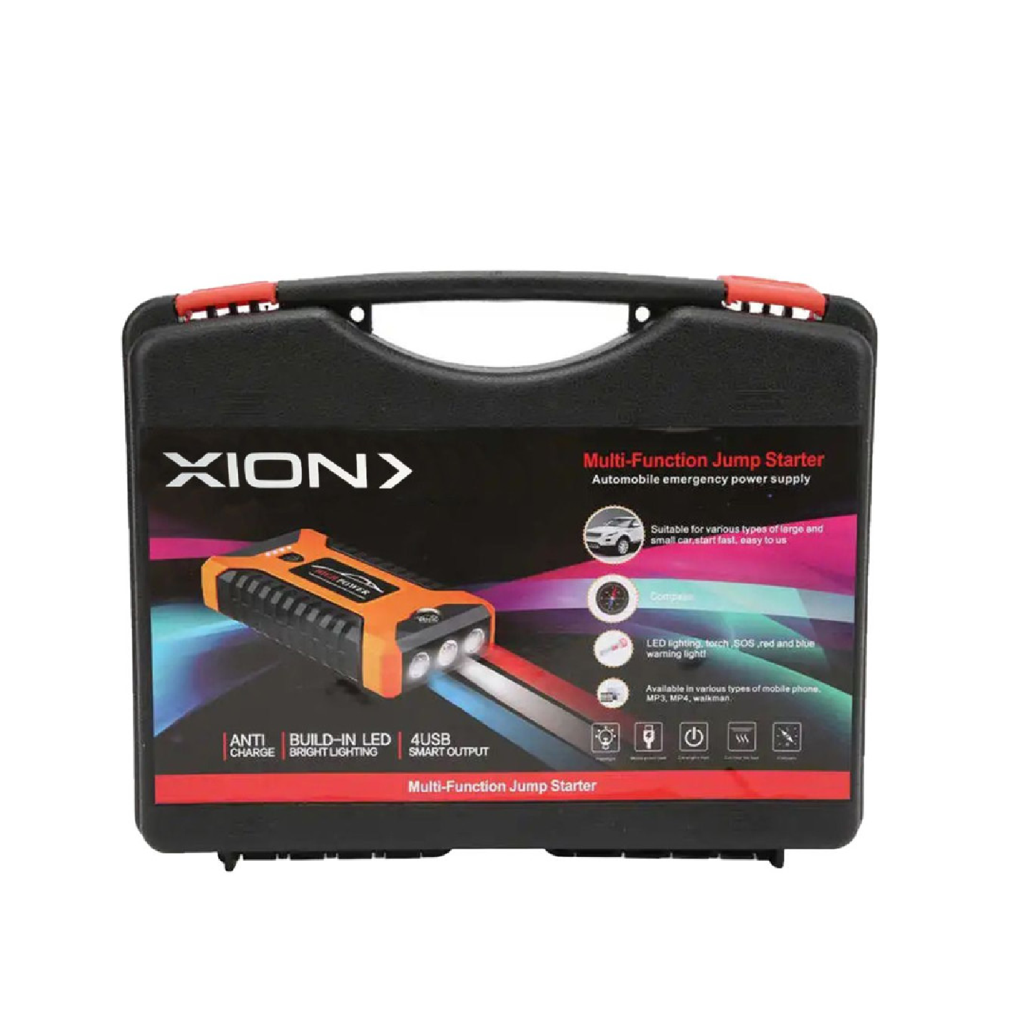 Comprar Carregador Bateria De Carro Portátil E Auxiliar Partida Xion ...