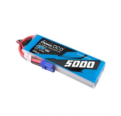 Comprar Gens Ace Bateria Lipo 5000mah 11.1v 3s 45c G-tech Plug Ec5 - DATACOMM