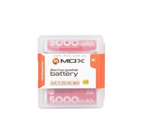 Comprar Pilha Mox - Aa - 5000mah 1.2v Recarregável - 4 Unidades - DATACOMM
