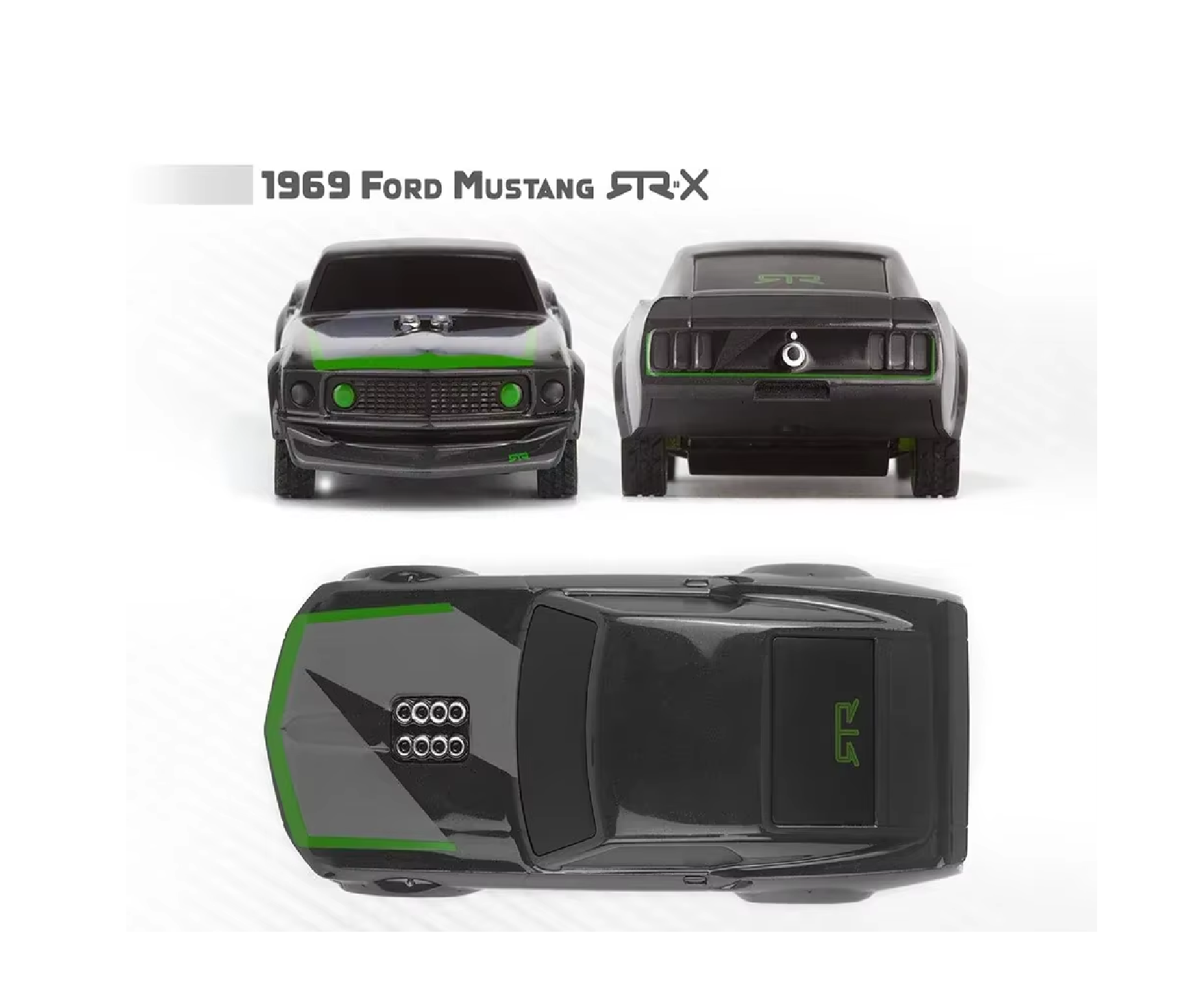 Comprar Mini Carro Mustang Rc Hpi Racing Nano 1:64 Com Controle Preto