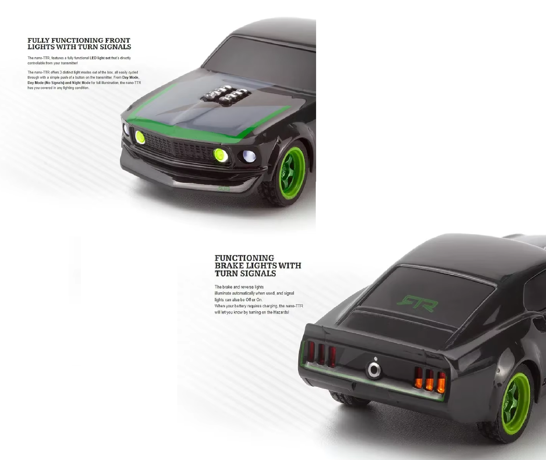Comprar Mini Carro Mustang Rc Hpi Racing Nano 1:64 Com Controle Preto