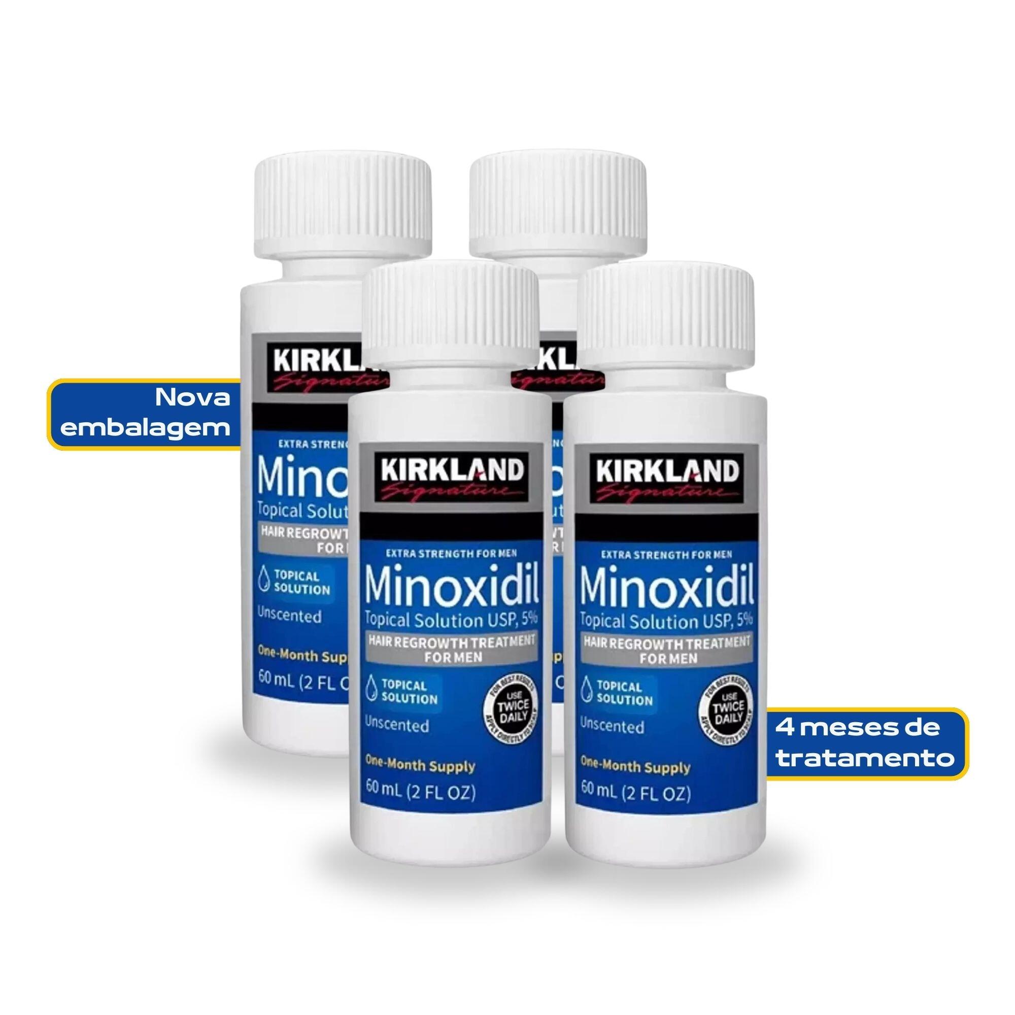 Minoxidil Kirkland 5% Original | Tratamento 4 Meses | Dr. Minoxidil - a ...