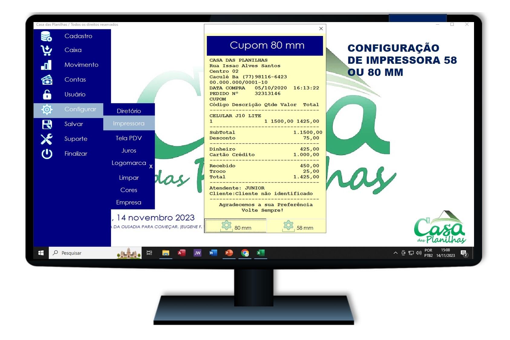 Sistemas Frente de Caixa ? Modelos 3.0 a 5.0 - a partir de R$71,92