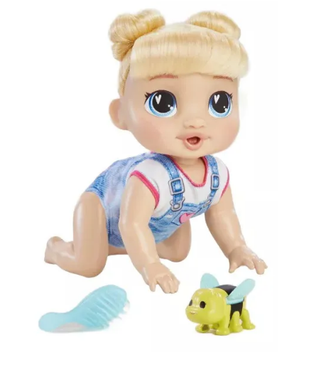 Comprar Boneca Baby Alive Engatinha Brinca Loira Hasbro - TONI TOYS ...