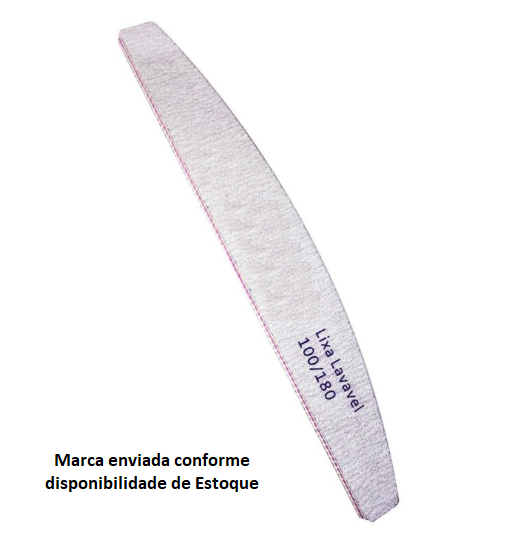 Comprar Lixa Boomerang 100/180 - R$1,90 - StarNails Profissional