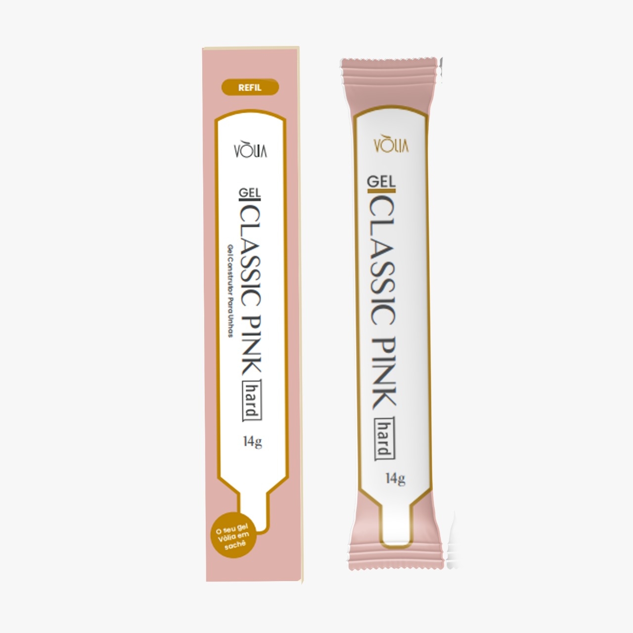 Comprar Volia Gel Sachê Classic Pink Hard 14g - R$39,90 - StarNails ...