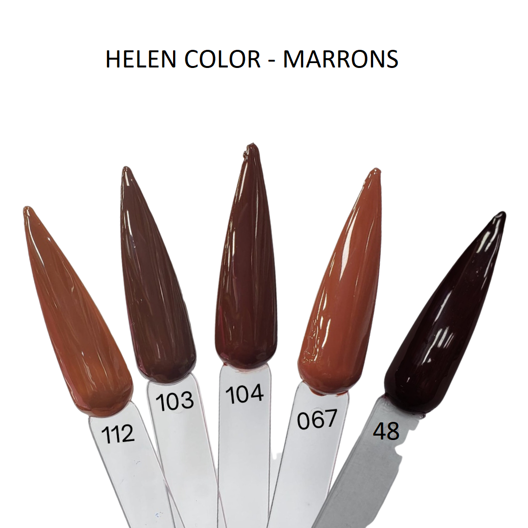 Comprar Helen Color Esmalte em Gel - Marrons 10ml - StarNails Profissional