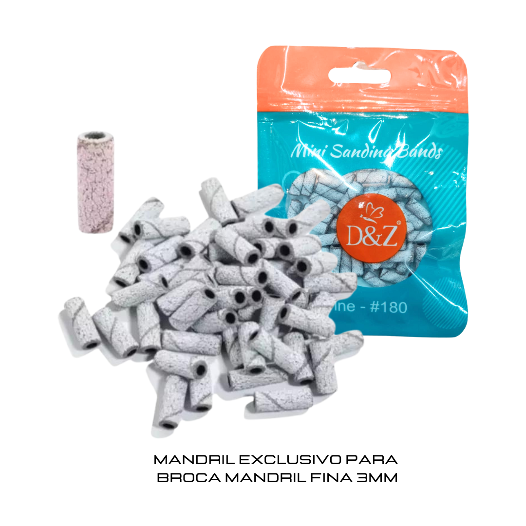 Comprar Kit Mandril Fino 50un Gr.180# - a partir de R$23,65