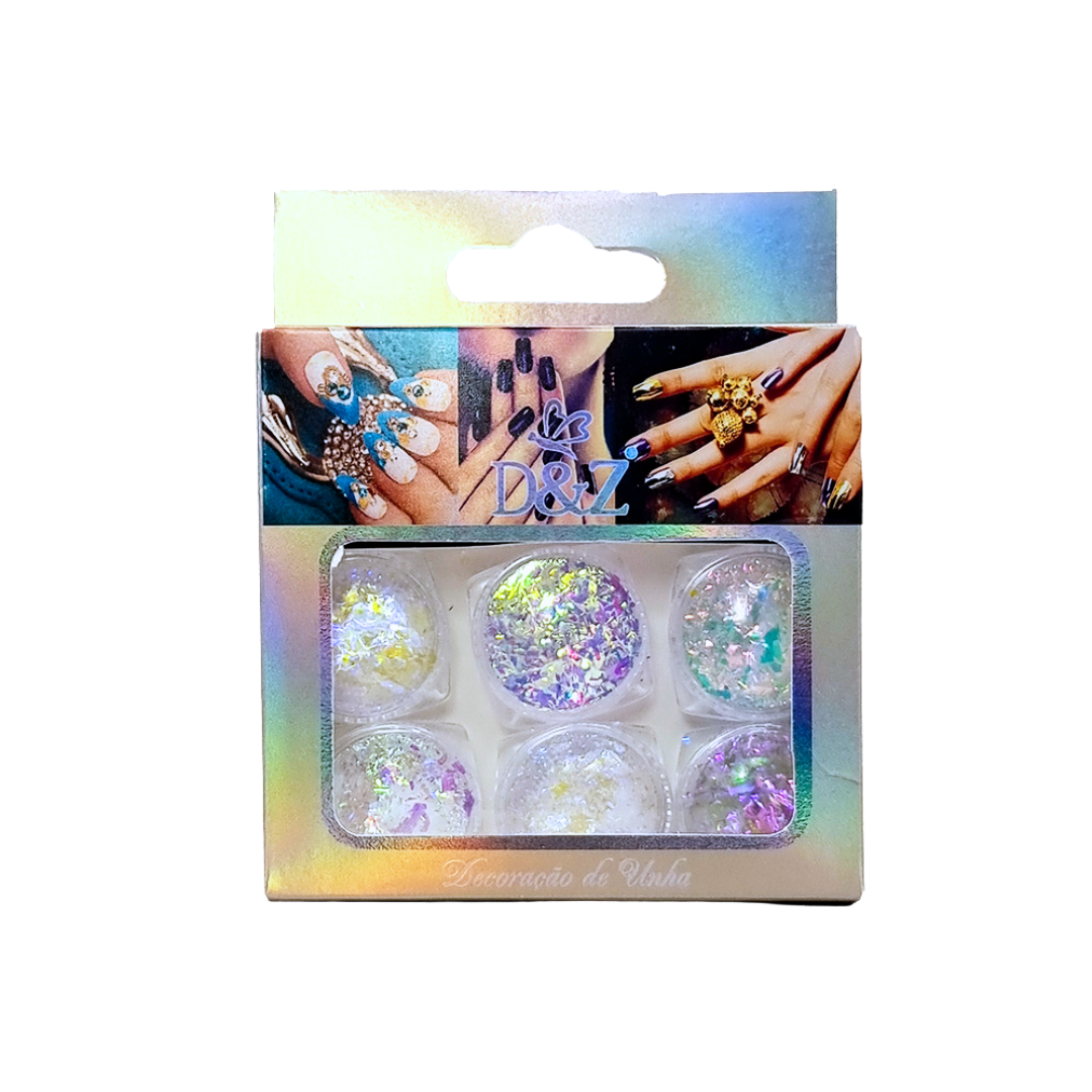 Comprar Kit Flakes 6un - StarNails Profissional