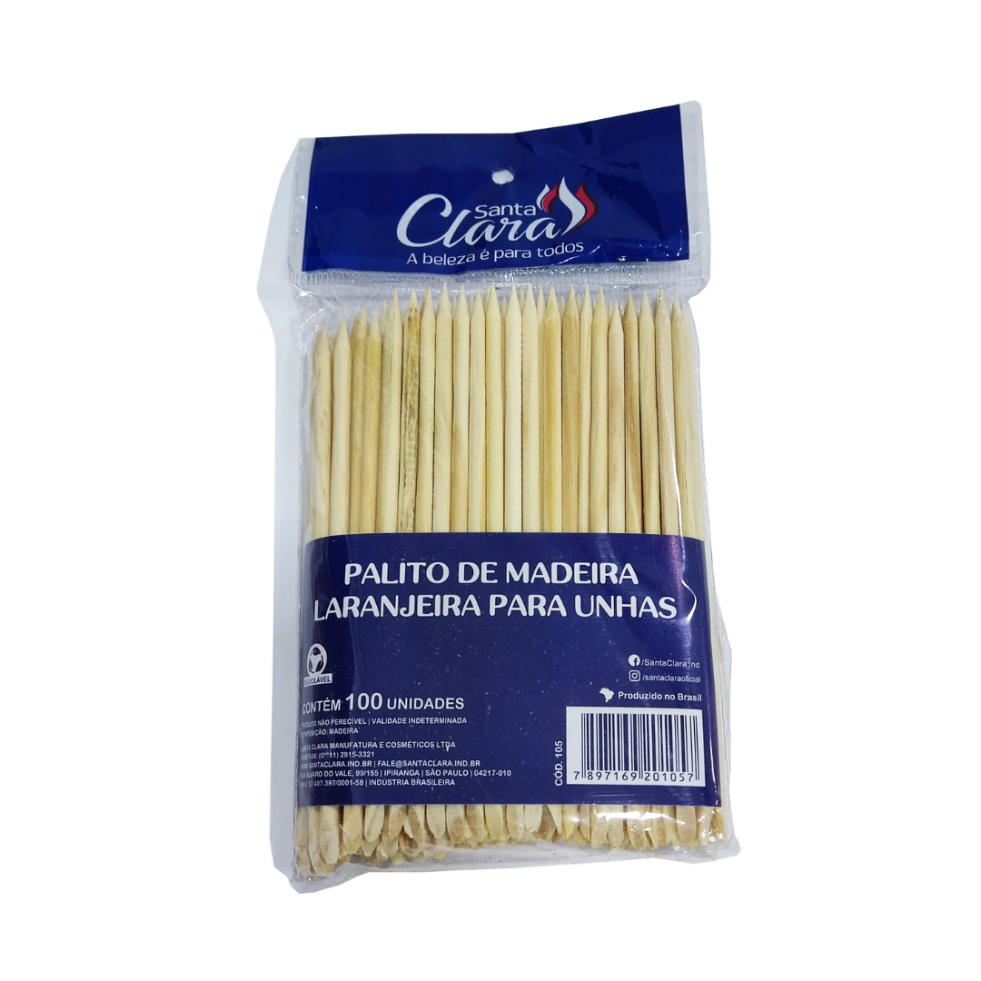 Comprar Santa Clara Palito Madeira Laranjeira 100un - a partir de R$14,15