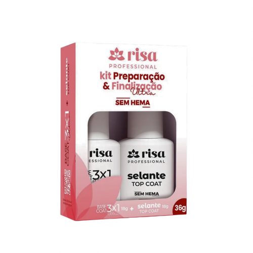 Comprar Risa Kit Top Coat e Base Coat 3x1 18g - a partir de R$94,90 ...