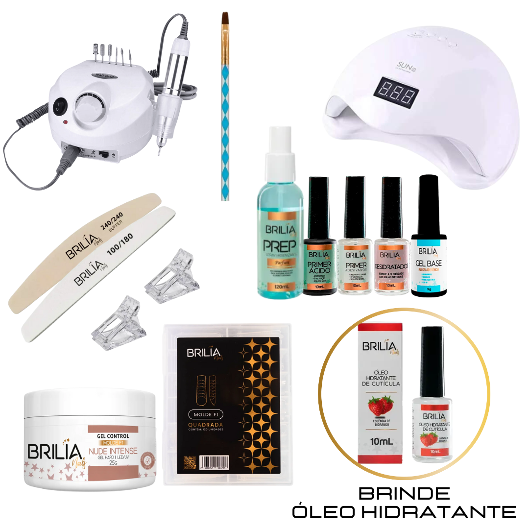 Comprar Kit Alongamento Gel no Molde F1 Brilia - a partir de R$465,40