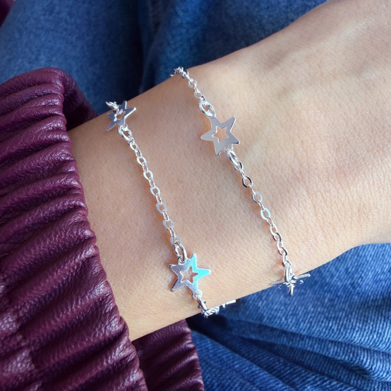 Comprar Pulseira 4 Estrelas - a partir de R$34,75 - Sollare Pratas