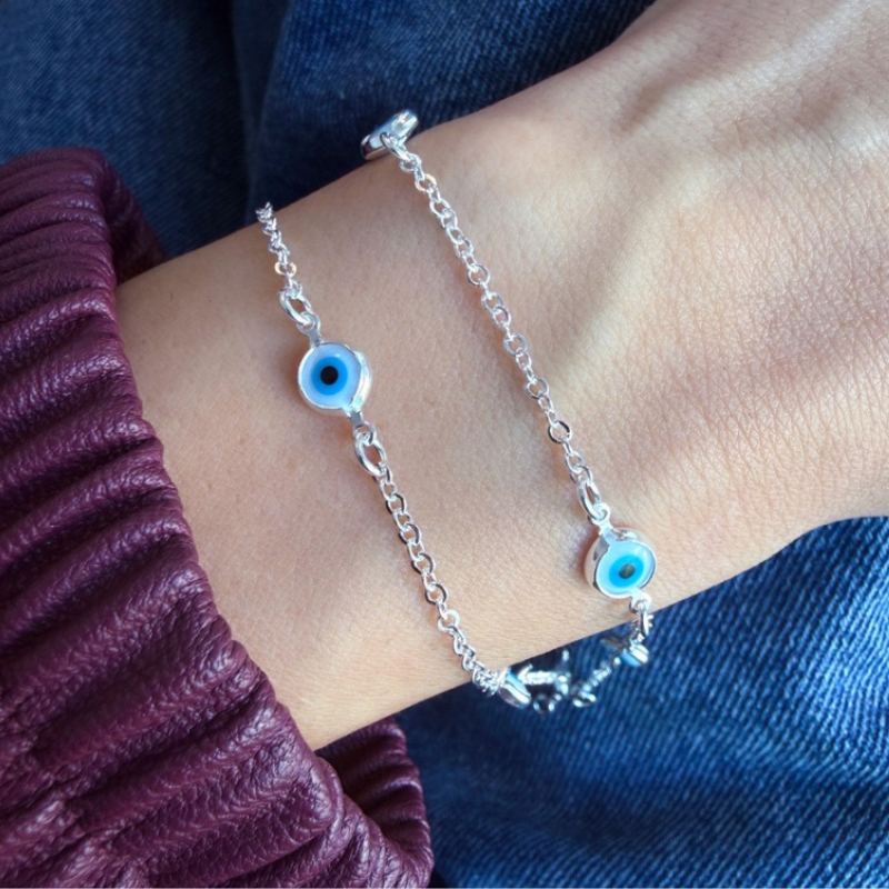 Comprar Pulseira Olho Grego - a partir de R$35,86 - Sollare Pratas