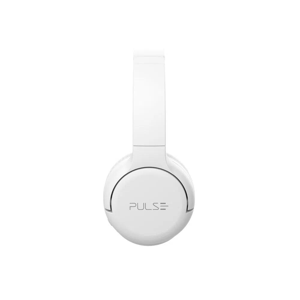 Headphone Bluetooth Pulse PH394 Branco com 12h de Bateria