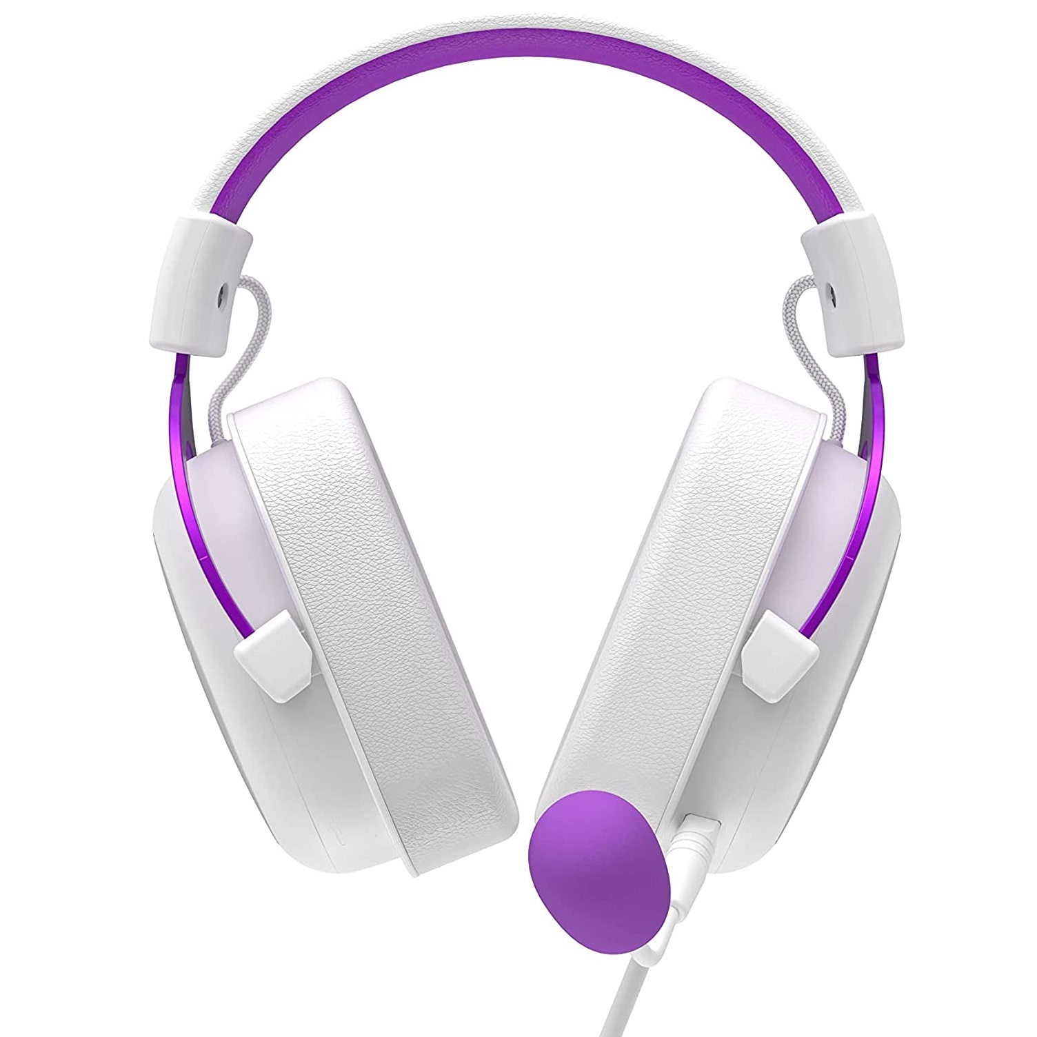 Headset Gamer Havit HV-H2002D Roxo e Branco com drivers de 53mm