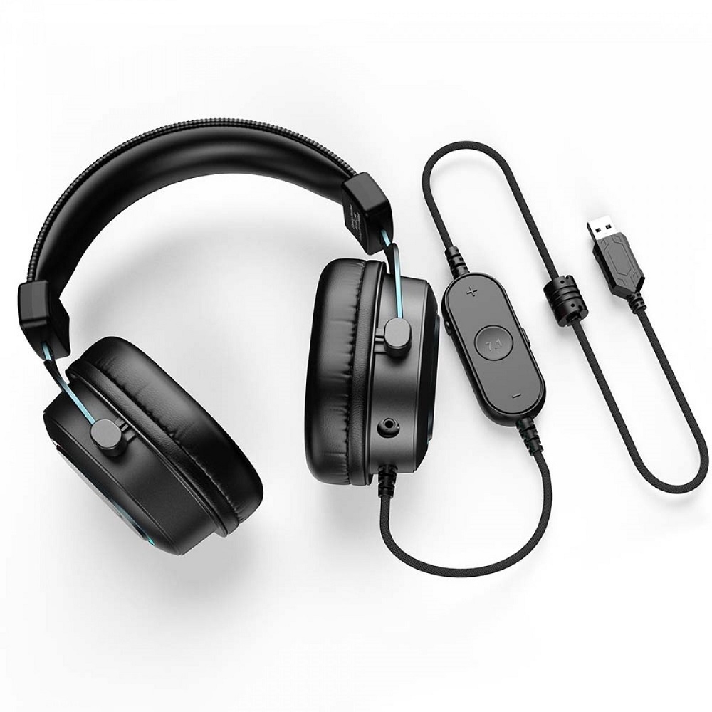 Headset Gamer Fifine H6 7.1 Surround RGB Preto - a partir de R$250,17