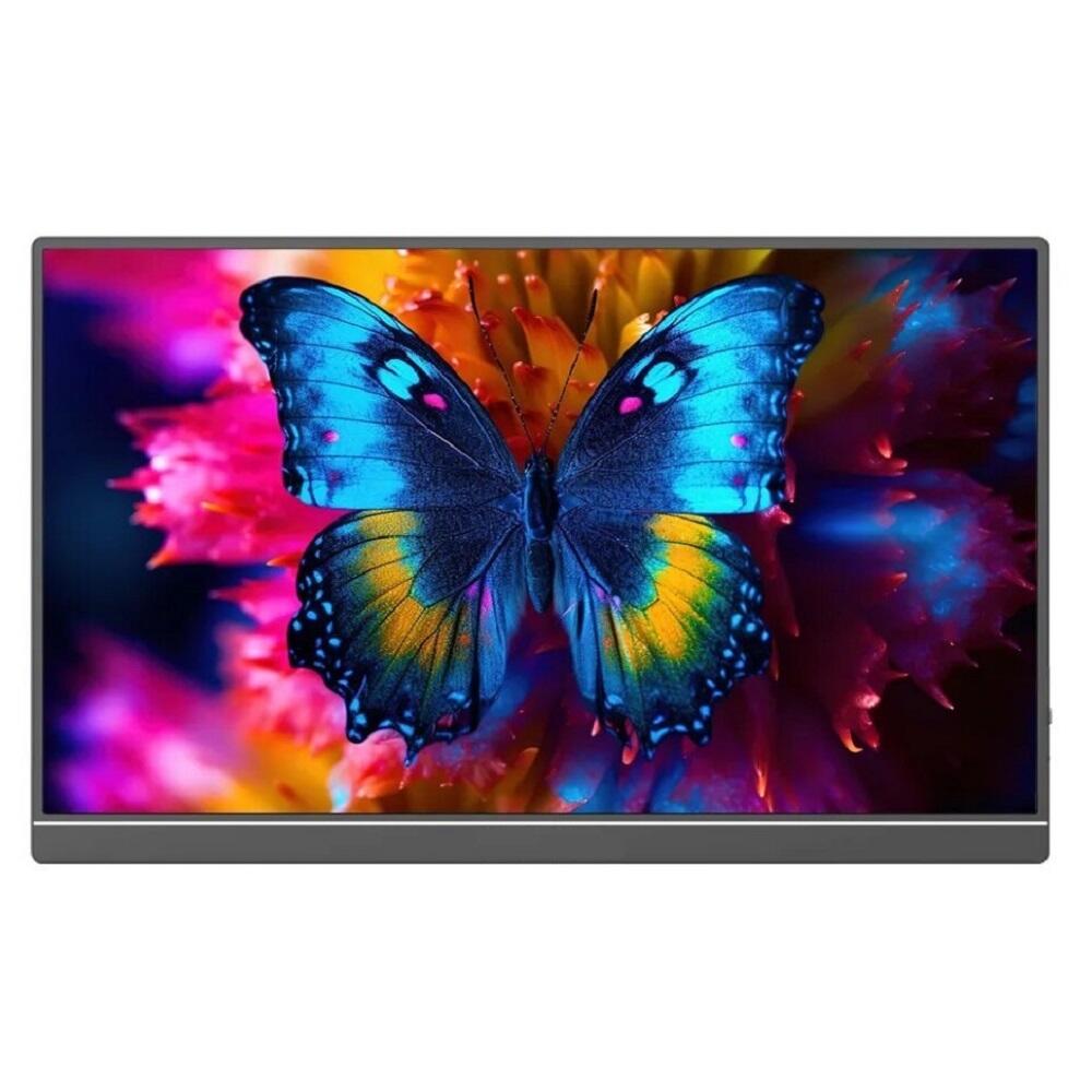 Monitor Portátil LOG 156H1 15,6" Full HD IPS, HDMI/USB-C, Alto-falantes