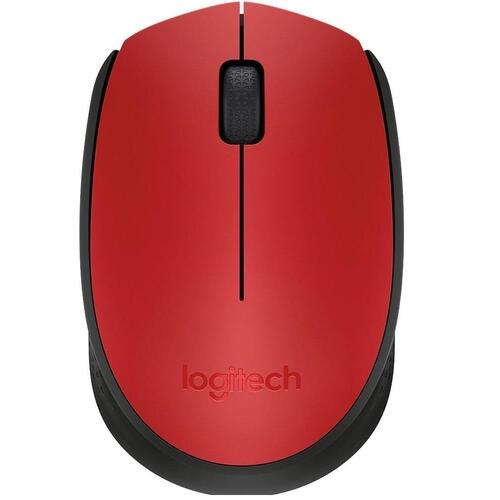 Mouse Sem Fio Logitech M170 Vermelho USB 2.4GHz - a partir de R$55,71