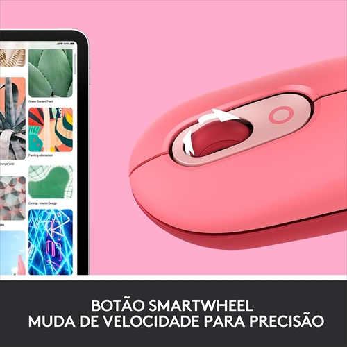 Comprar Mouse Sem Fio Logitech POP, 4000 DPI, Botão Emoji Customizável ...