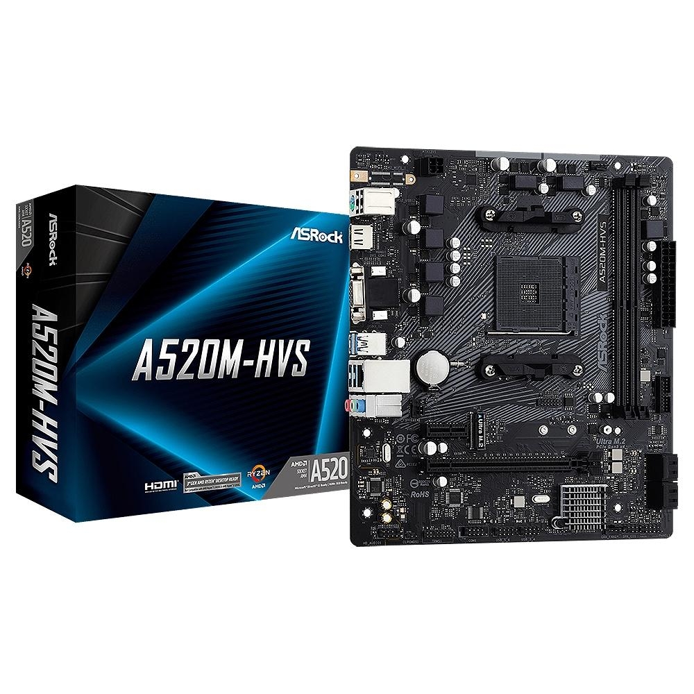 Comprar Placa Mãe ASRock A520M-HVS AMD AM4 Micro ATX DDR4 - Login ...