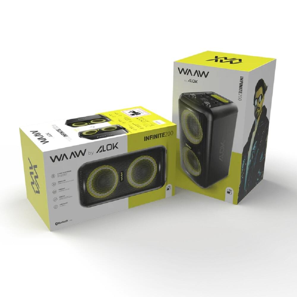 Caixa de Som WAAW Infinite 200 160W Bluetooth Torre - a partir de R$1. ...