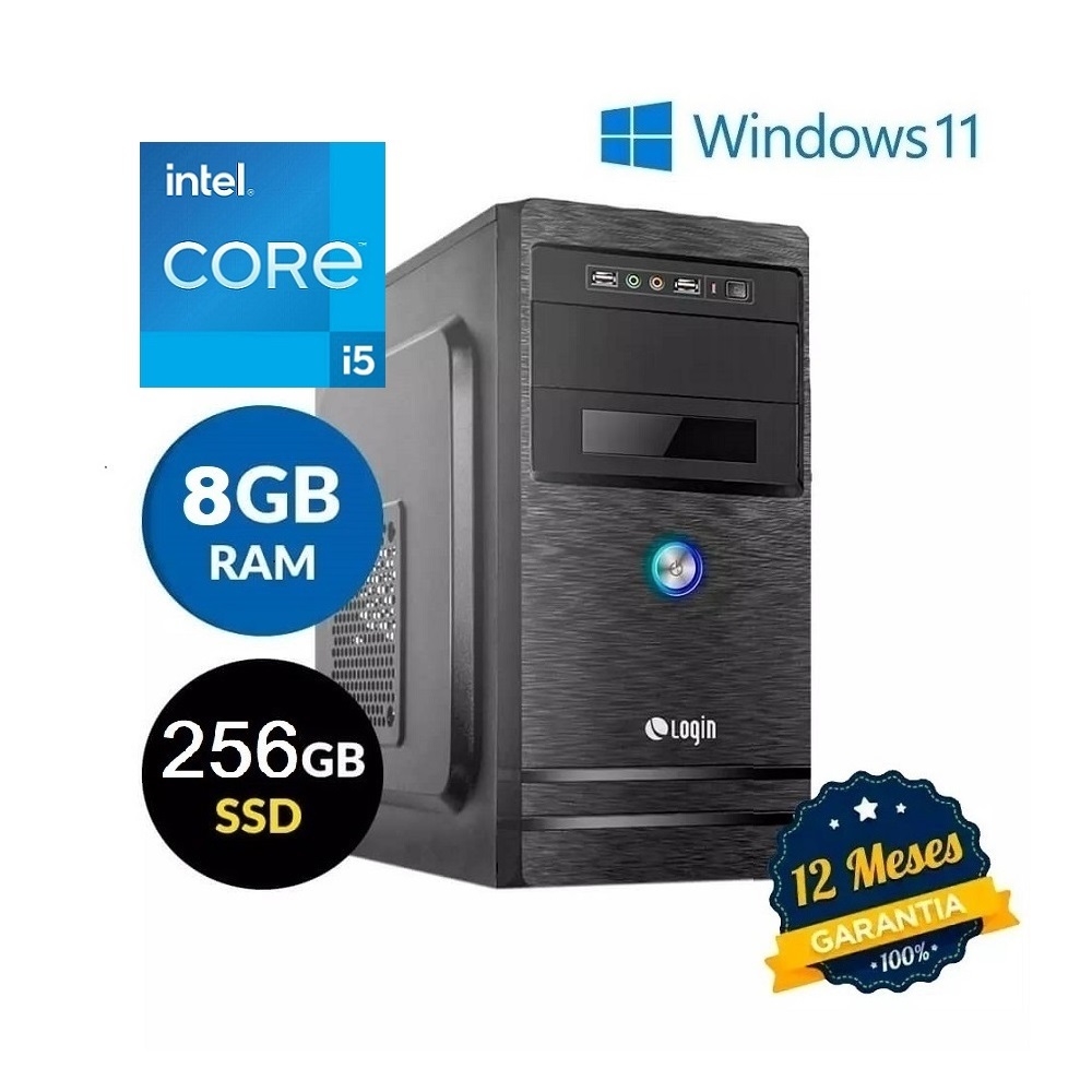 PC Login CPU 34 L4800 i5 11ª 8GB SSD 256GB Win 11