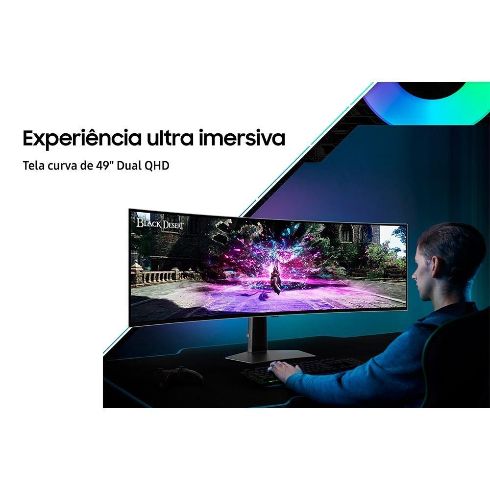 Monitor Gamer Samsung OLED G9 49? Curvo Dual QHD 240Hz