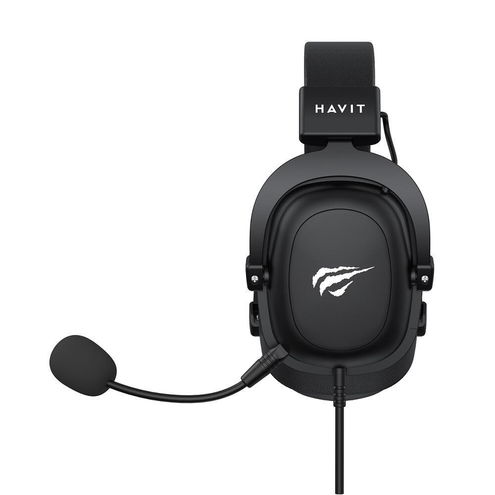 Headset Gamer Havit H2002D Full Black com drivers de 53mm - a partir de ...