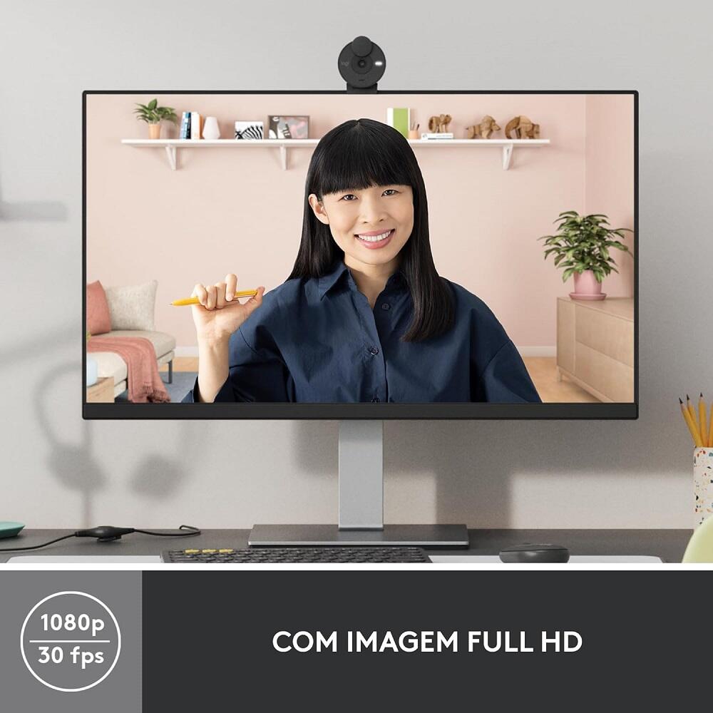 Comprar Webcam Logitech Brio 300 Full HD 1080p 30 FPS USB-C Microfone ...