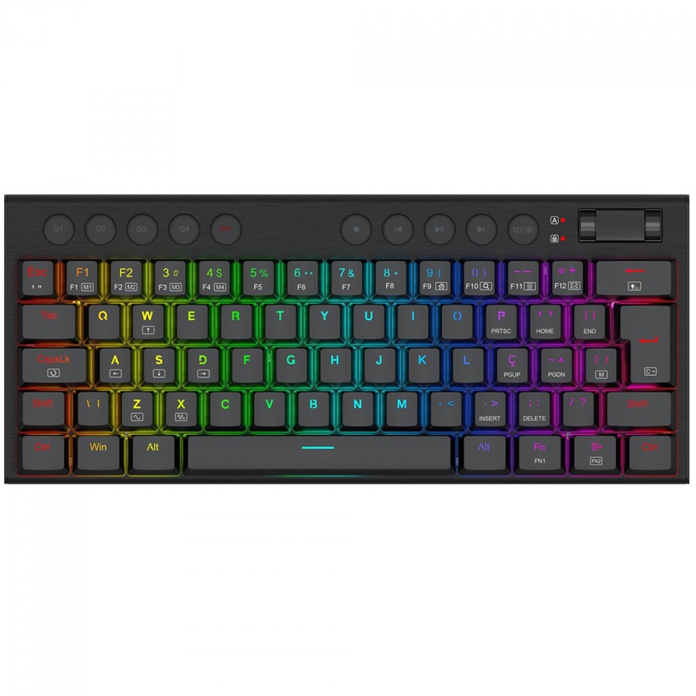 Comprar Teclado Gamer Mecânico Redragon Horus Mini RGB Low Profile USB ...