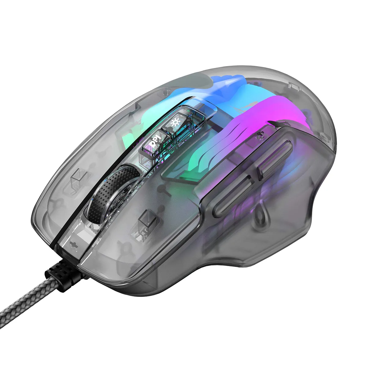 Mouse Gamer Havit MS1011SE RGB 7200 DPI 7 Botões - a partir de R$73,47