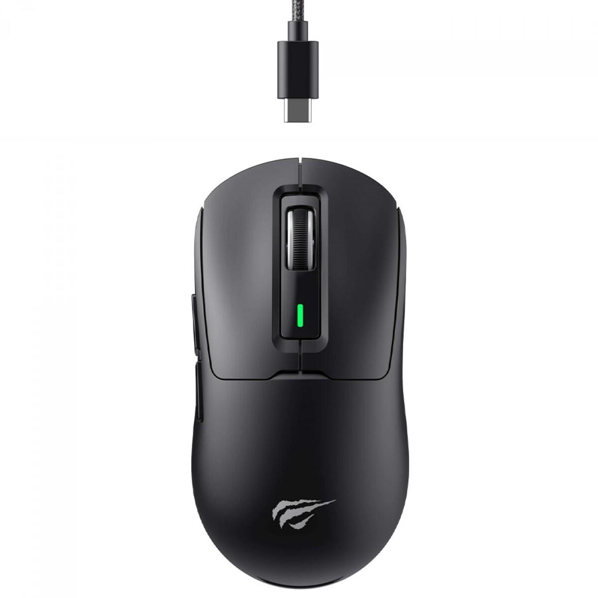 Mouse Gamer Havit MS966 RGB 3 Conexões 12000 DPI