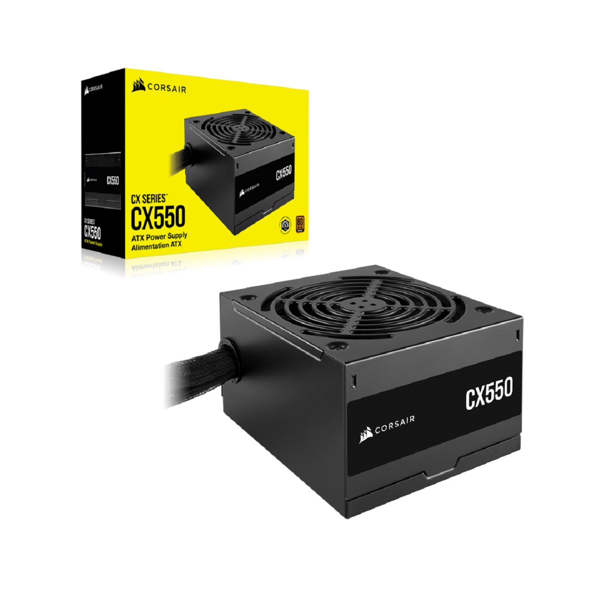 Comprar Fonte Corsair CX550W 80 Plus Bronze ATX Preta - a partir de R ...