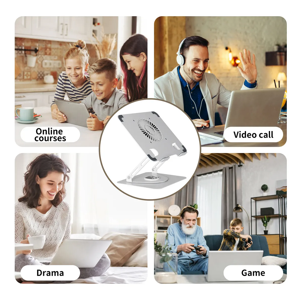 Suporte 360° com Cooler Ez Cool NS-576 para Notebook - a partir de R$92,07