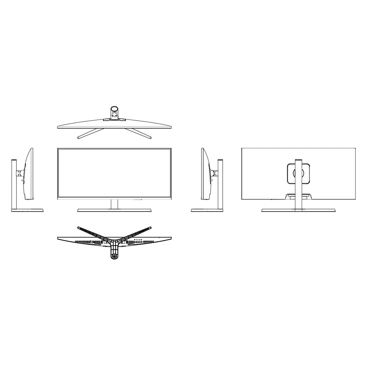 Monitor LOG GM340Y01 34" Ultrawide VA 180Hz WQHD - a partir de R$1.394,07