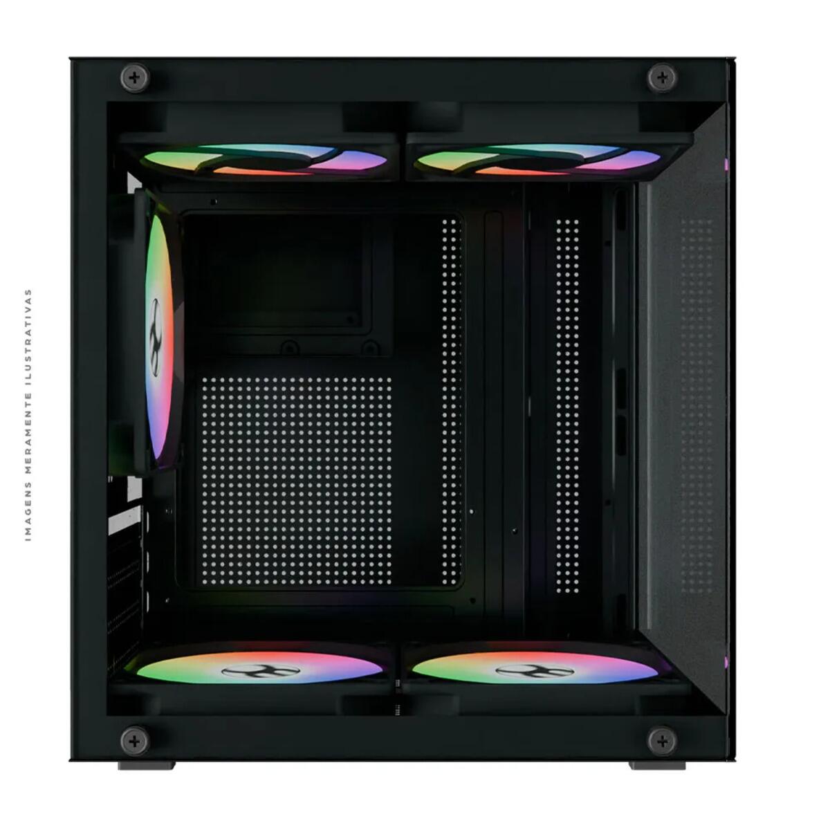 Gabinete Gamer Bluecase BG-066 Life Pro - a partir de R$278,07