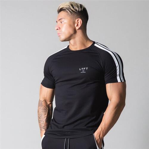 Comprar Camiseta Fitness Slim Fit Masculina com Faixas - a partir de R ...
