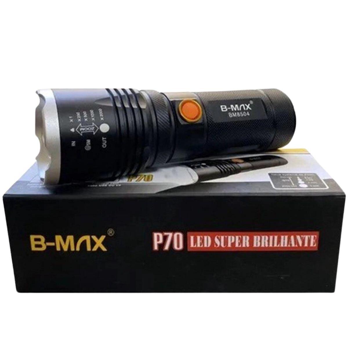 Lanterna BM8504 P70 B-Max - Potência e Durabilidade