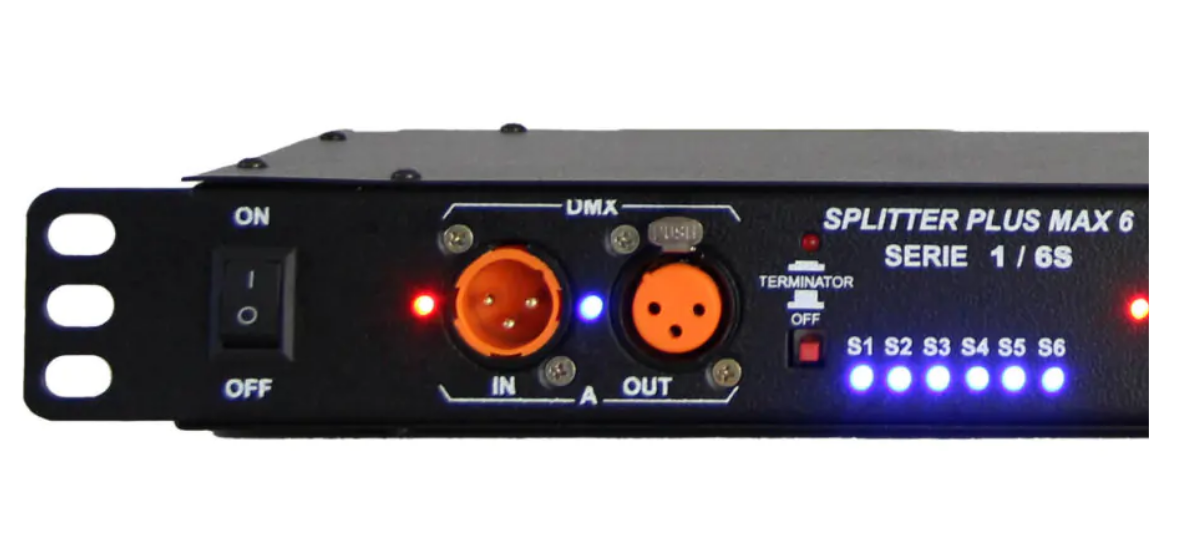 Comprar Splitter DELTA Profissional 1 Entrada, 6 Saídas - Flux iluminação