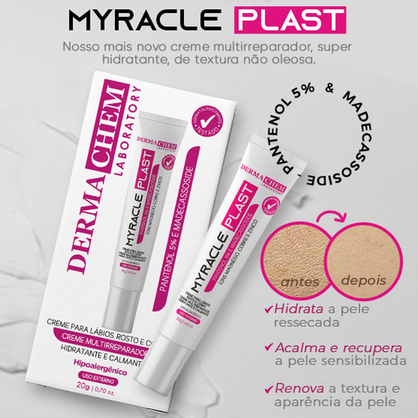Comprar Creme para Labios Rosto e Corpo Dermachem Myracle Plast - Amor ...