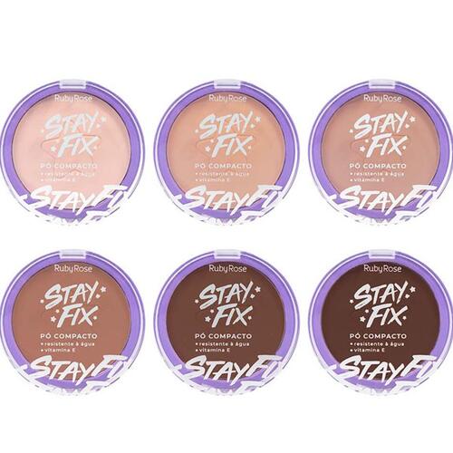Comprar Po Compacto Ruby Rose Stay Fix Hb857 - Amor de Make